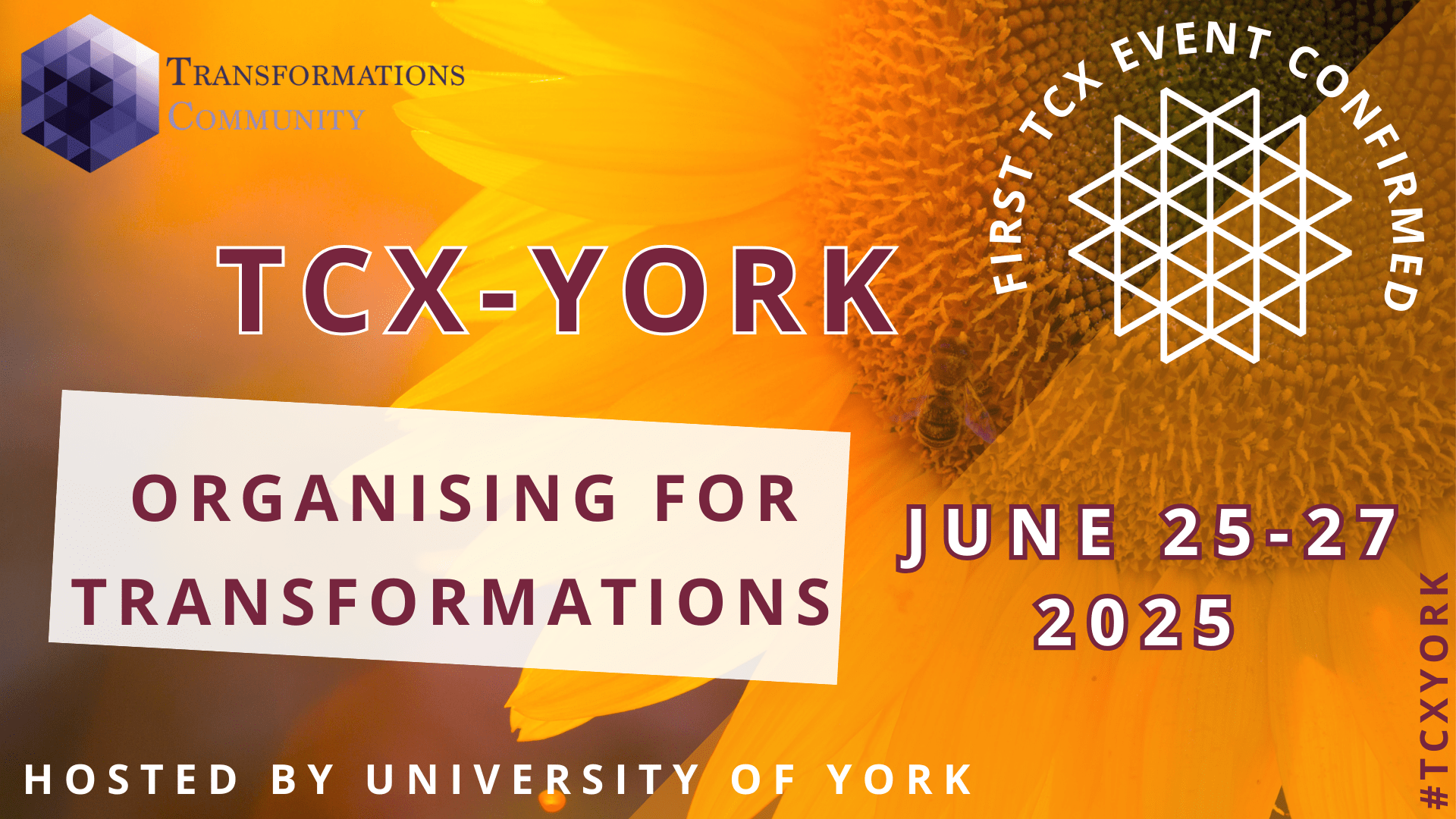 First TCX event confirmed: TCX-YORK Conference | Transformations Community